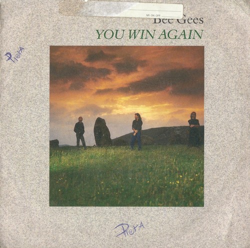 DISQUE 45 TOURS BEE GEES - YOU WIN AGAIN BACKTAFUNK | eBay