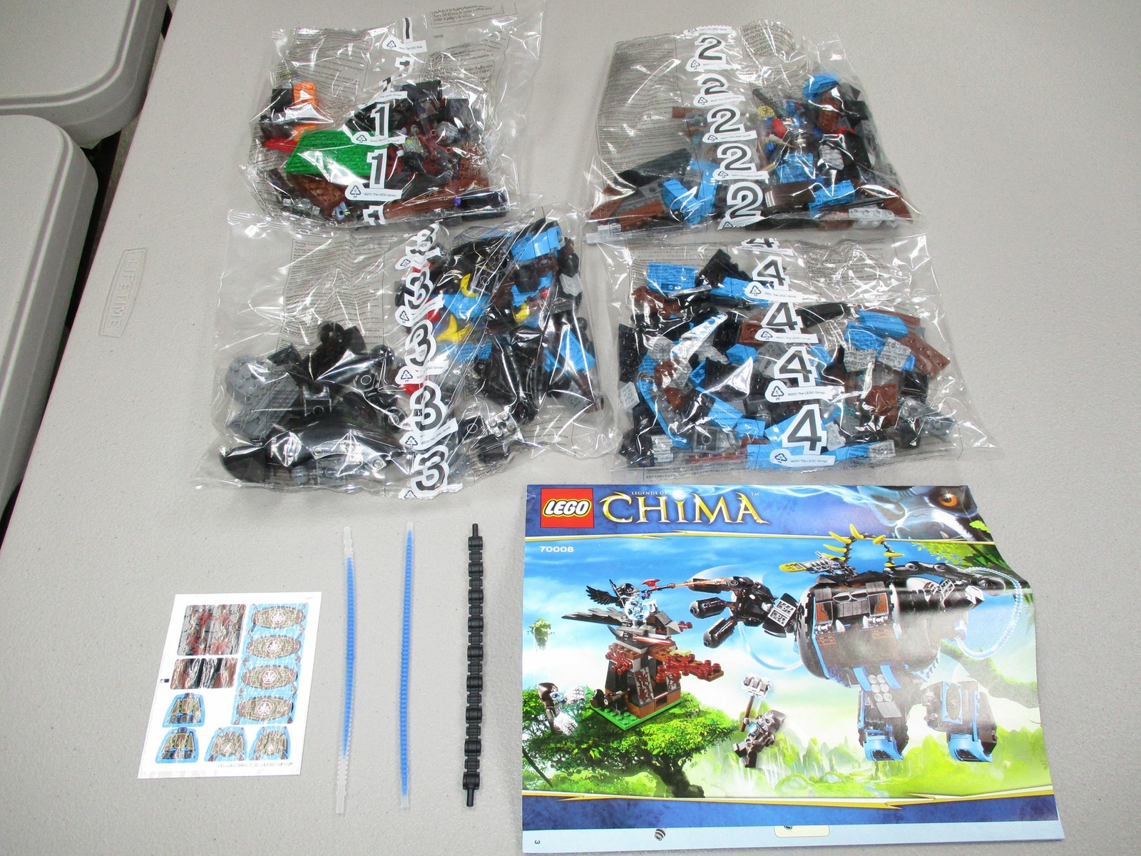 LEGO LEGENDS OF CHIMA: Gorzan's Gorilla Striker (70008) for sale online ...