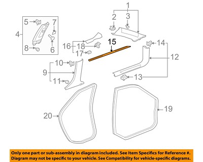 GM OEM 08-19 ATS Pillars, Rocker Floor Interior Trim-Scuff Plate ...
