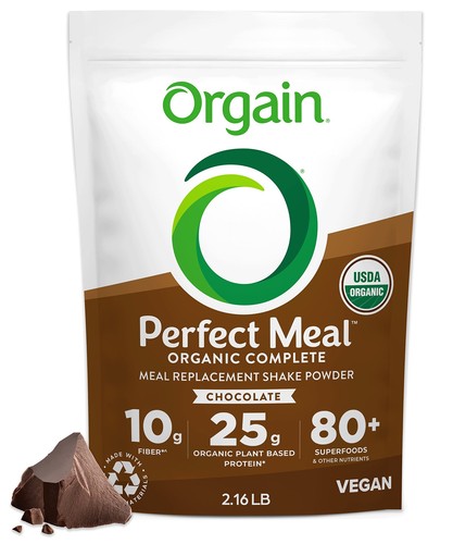 Orgain Perfect Meal Organic Vegan Meal Replacement Protein Powder ...