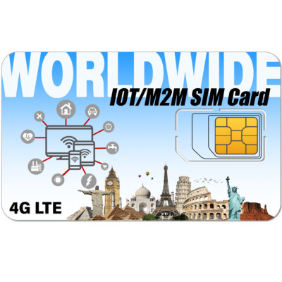 SpeedTalk IoT Data Internet SIM Card M2M -12 Months Service 64kbps 4G ...