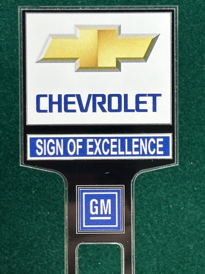 HO Scale Chevrolet Dealership Lot Sign Vinyl Graphics Advertisement ...