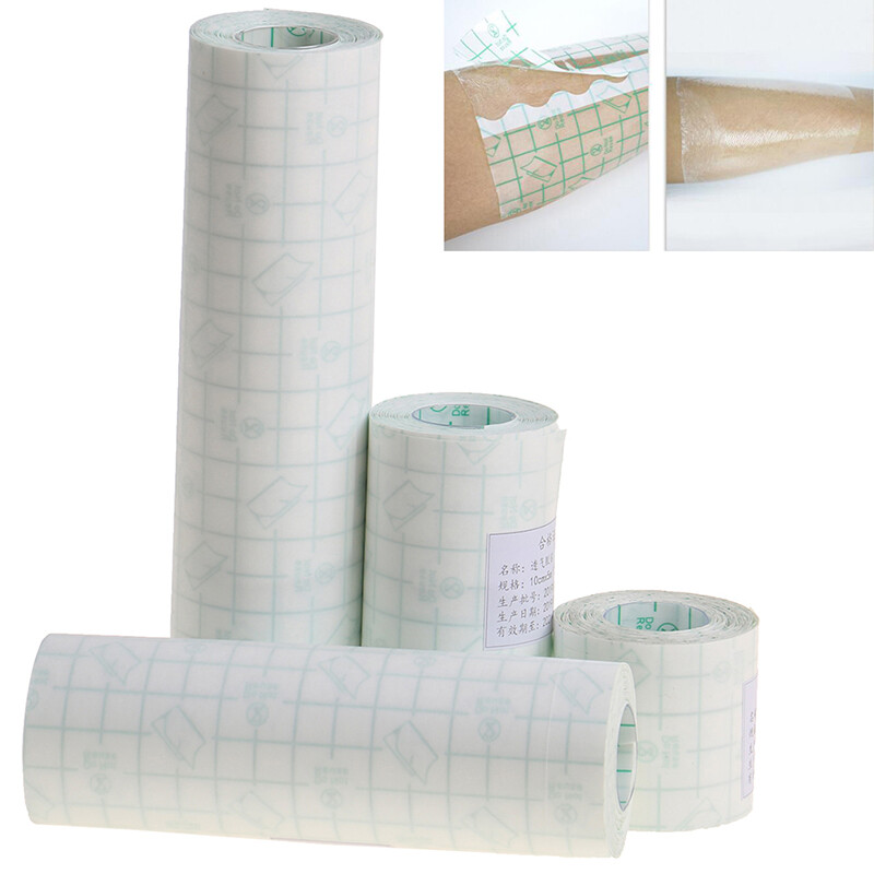 1Roll PU Bath Waterproof Adhesive Wound Dressing Medical Fixation Tape ...