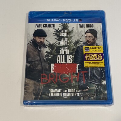 All Is Bright (Blu-ray, 2013) RARE HTF Anchor Bay Comedy Paul Rudd Paul ...