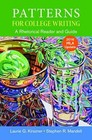Patterns for College Writing with 2016 MLA Update - Paperback - VERY ...
