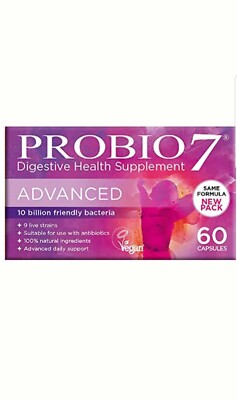 Probio 7 Advanced Formula Digestive Health supplement Vegan - 60 ...