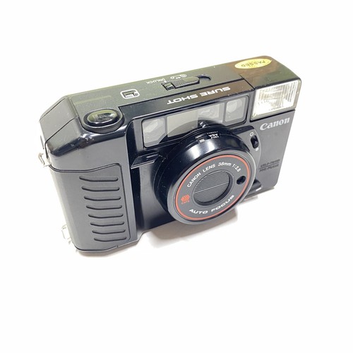 Canon Sure Shot Tele 35mm Point Shoot Camera 1:2.8 MISSING BATTERY ...