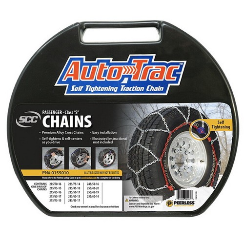 Peerless Auto Trac 0155510 Tire Snow Chains Self Tightening 1516171819 ...