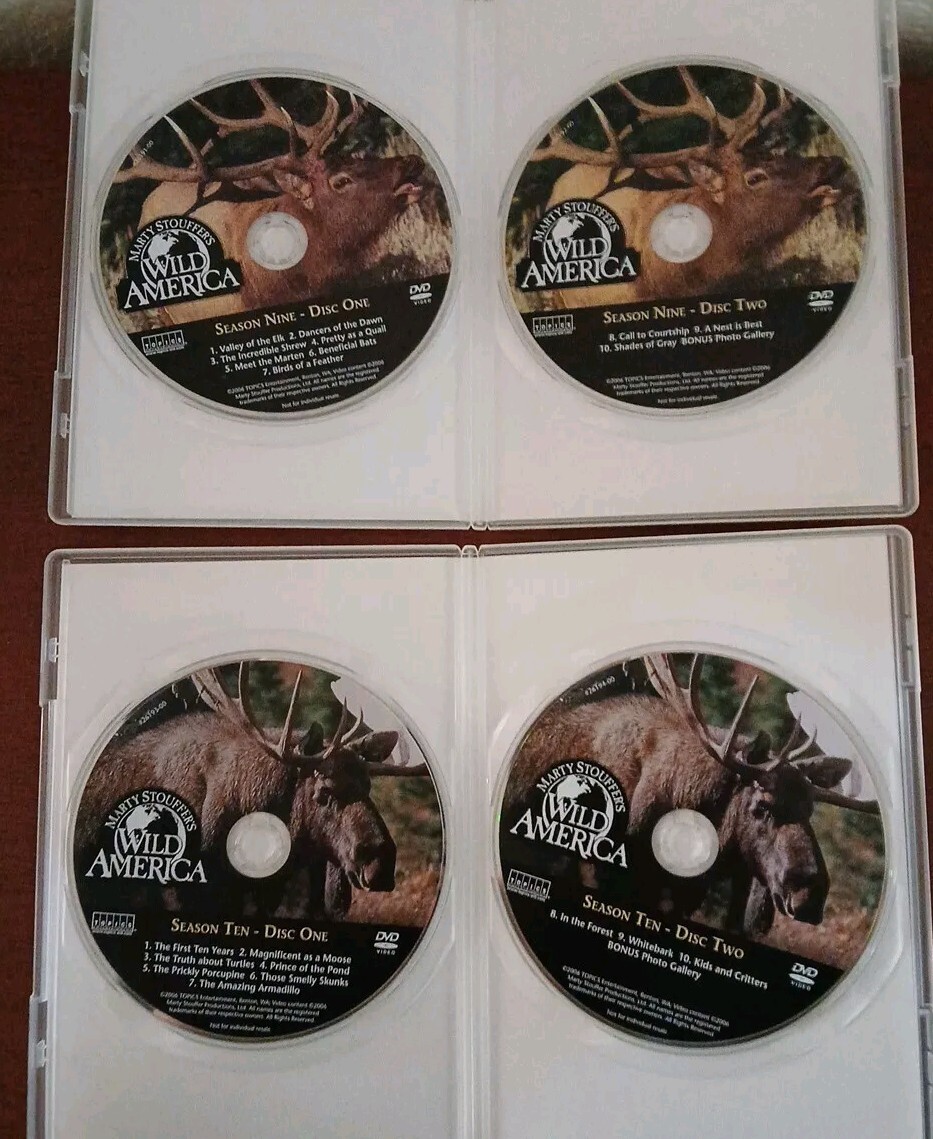 Marty Stouffers Wild America PBS Series 24 Disc DVD Box Set 12 Seasons ...