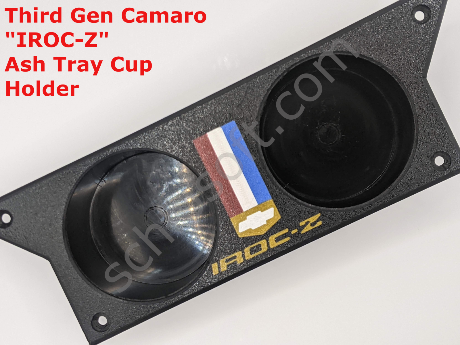3rd/Third Gen Chevrolet Camaro Dual Cup Holders w/"IROC-Z" LOGO- BUY ...