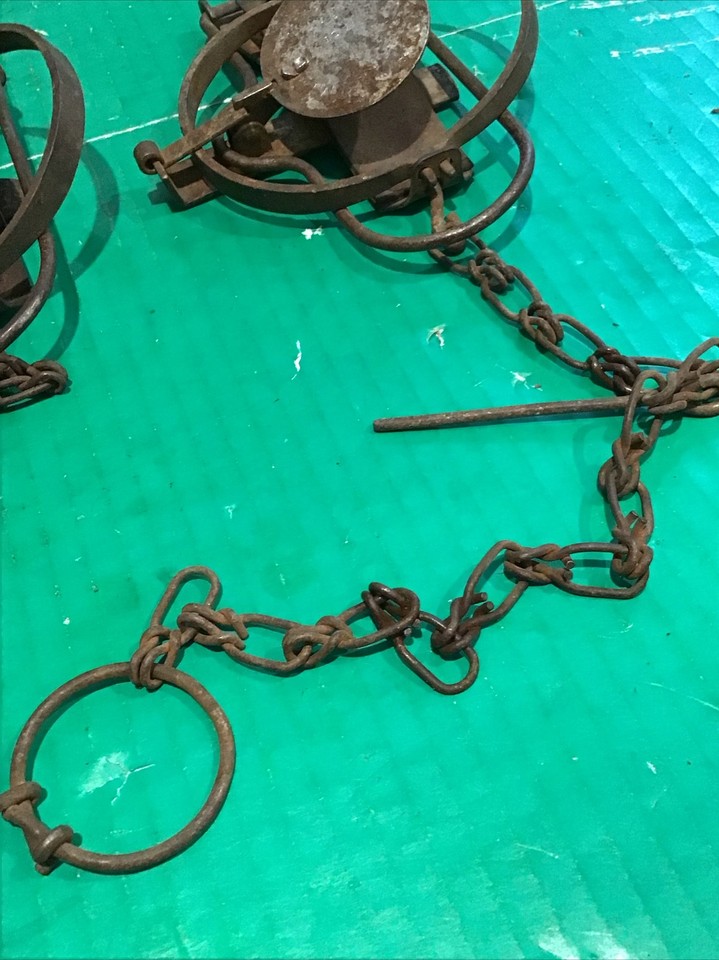 Lot of 2 Rare Vintage Blake & Lamb #1 JUMP TRAP Stop-loss working ...