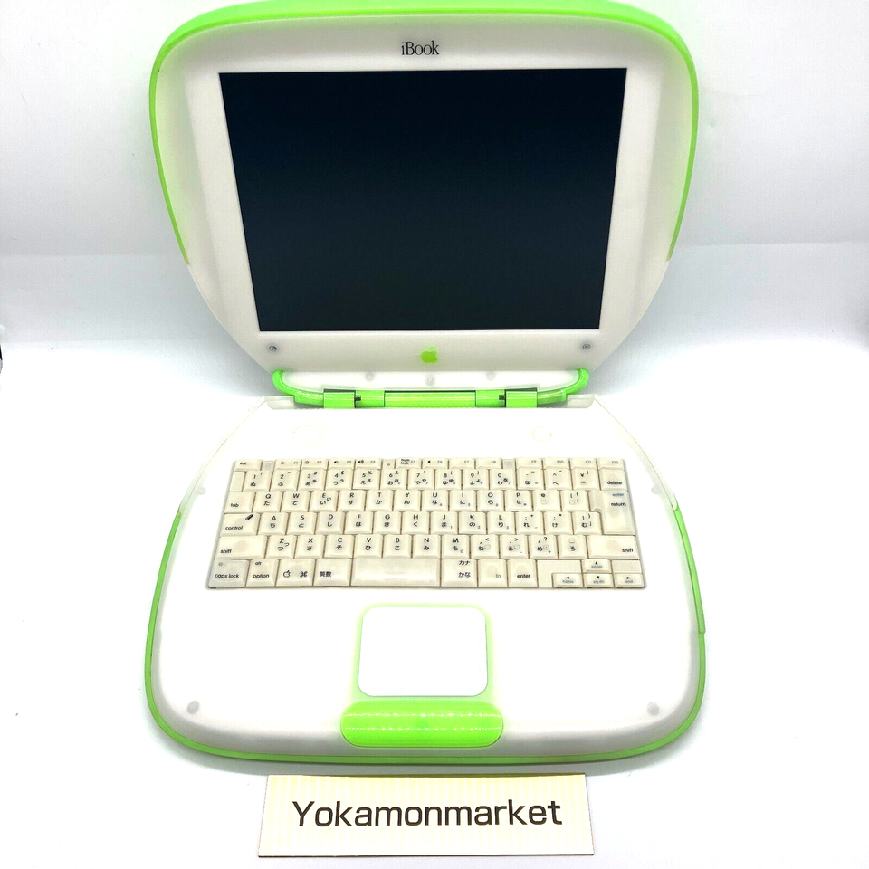 Apple iBook G3 466MHz 320MB/DVD/Key Lime AC100V | eBay