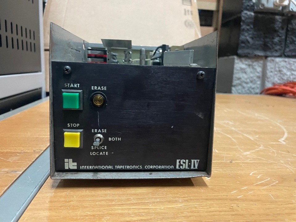 vintage ITC cart splicing machine splicer ESL IV from radio station | eBay