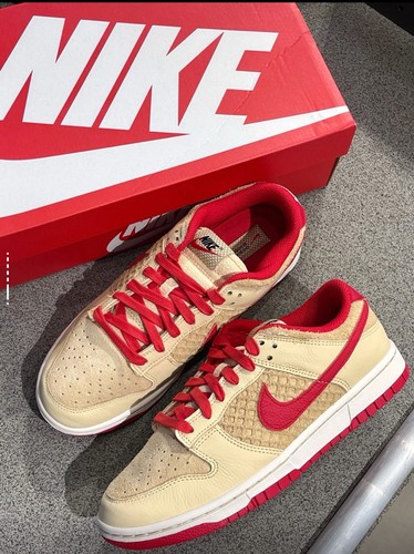 Nike Dunk Low Retro SE Shoes Pale Vanilla University Red HJ9100-294 Men ...