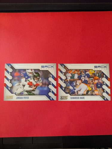 2022 Score - Sack Attack Jordan Poyer #SA-JP DeMarcus Ware SA-DW | eBay