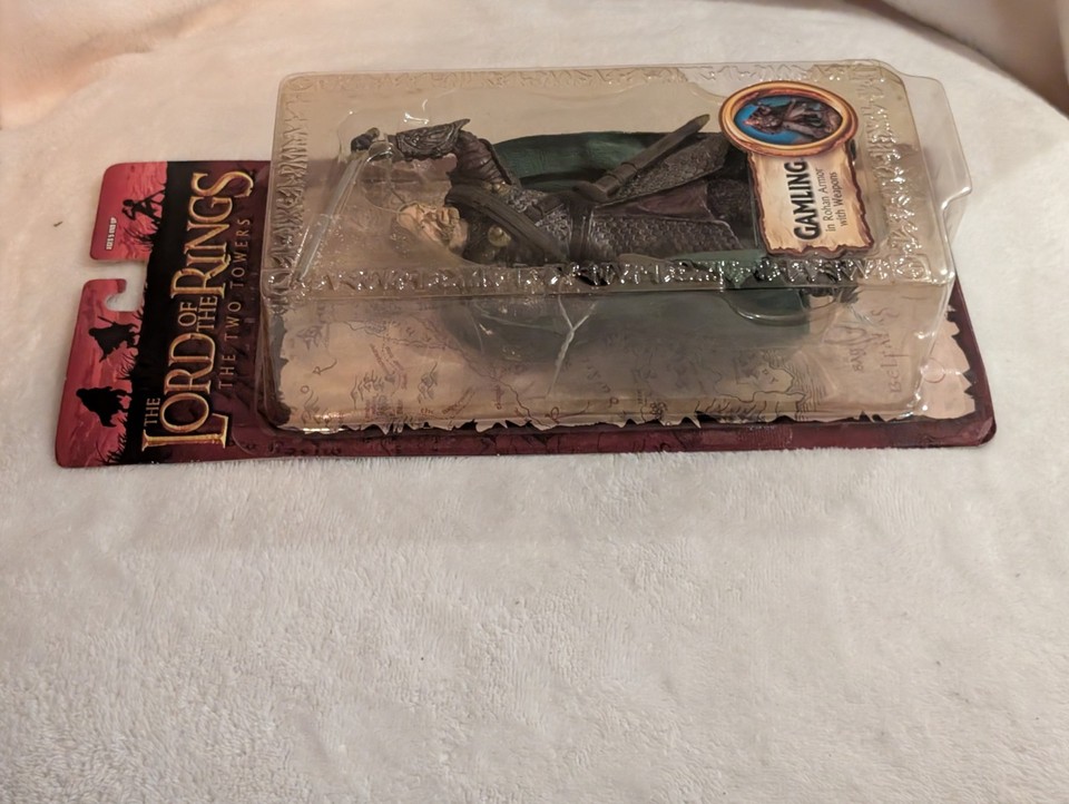 LOTR The Two Towers Gamling Rohan Royal Guard Figure Toy Biz 2004 New ...