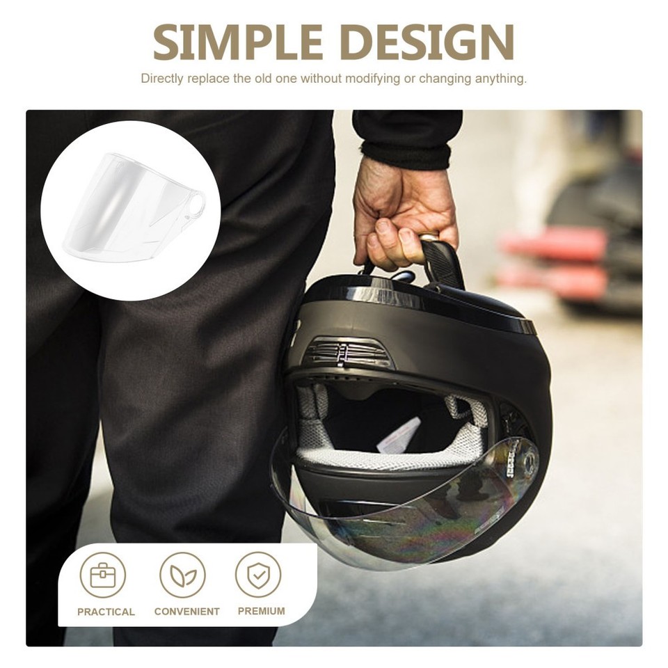 Motorbike Replaceable Visor Motorcycle Shield Motorbike Lens for | eBay ...