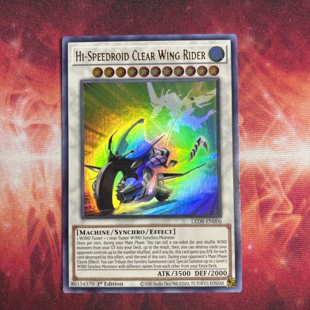 Yu-Gi-Oh! TCG Hi-Speedroid Clear Wing Rider Legendary Duelists: Synchro ...