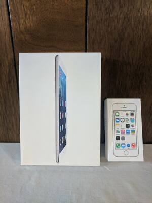 Empty Box For Apple iPad Air and iPhone 5S - No Devices | eBay