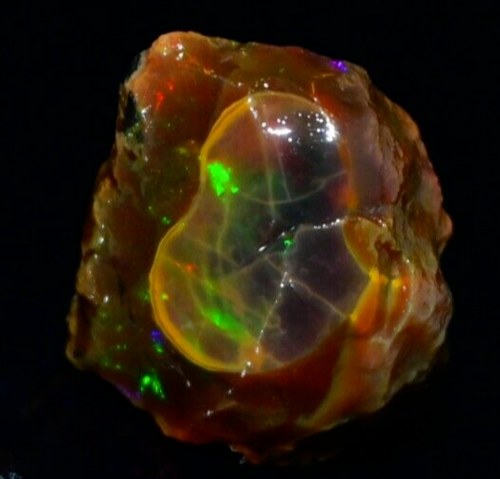 Opale rouge brute 59,10 carats opale naturelle éthiopienne opale brute ...