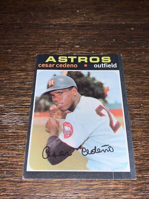 1971 TOPPS CESAR CEDENO #237 ASTROS EXCELLENT+ OR BETTER RC ROOKIE | eBay