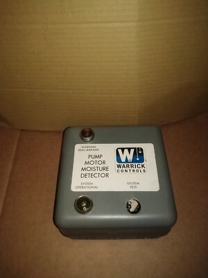 Warrick Controls Pump Motor Moisture Detector Type 2810 (missing parts ...
