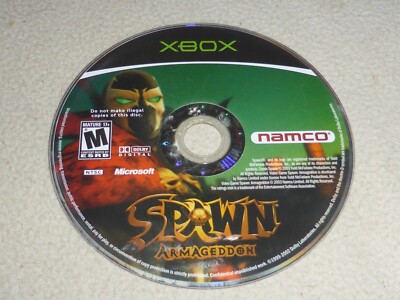 XBOX VIDEO GAME SPAWN ARMAGEDDON DISC ONLY NAMCO | eBay