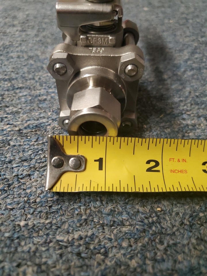 New Swagelok SS-63TS8 Stainless Steel 60 Series Ball Valve, 1/2" OD ...
