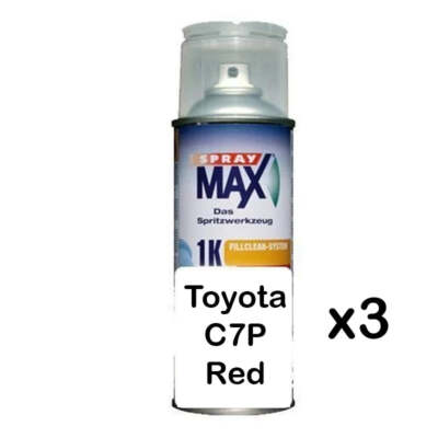 Auto Car Touch Up Paint Can For Toyota C7P Red x 3 | eBay Australia