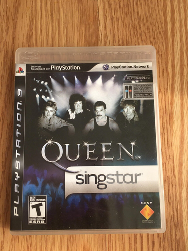 SingStar Queen (Sony PlayStation 3, PS3) cib complete with manual ...