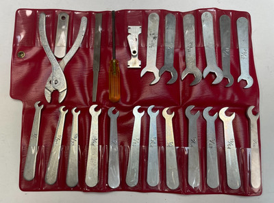 Vintage Ignition Points Distributor 23 Piece Tool Kit Complete Set Nice ...
