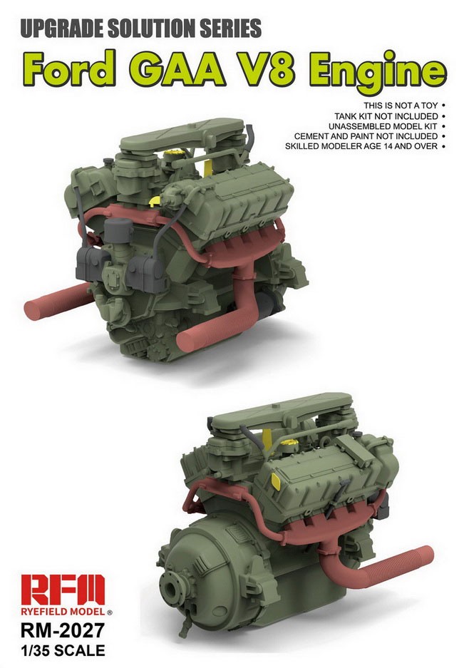 Rye Field Model 1/35 Ford GAA V8 Engine | eBay Australia