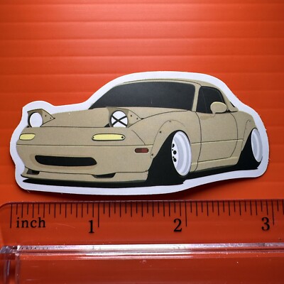 Mazda MX-5 Miata M5 Sticker Decal Racing Car Skateboard Laptop JDM | eBay