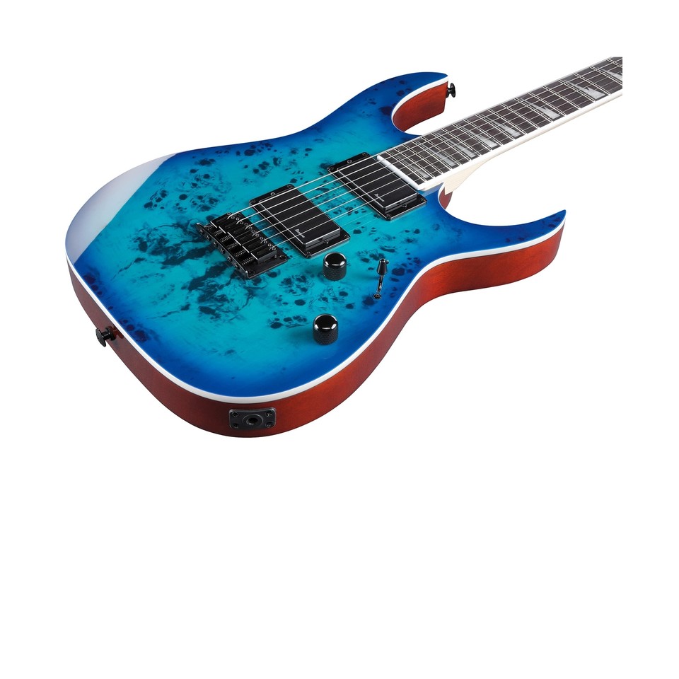 Ibanez GRG 6 String Solid-Body Electric Guitar, Right, Aqua Burst, Full ...