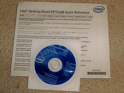Intel Desktop Board Express Installer Drivers & Quick Reference DP55WB ...