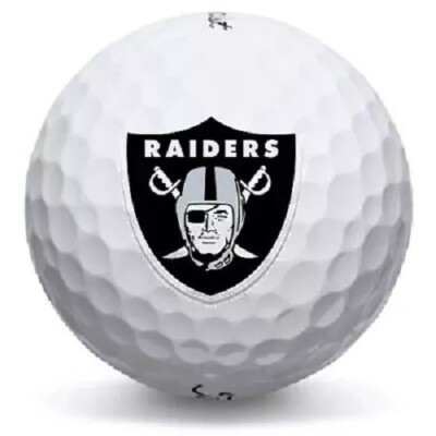 3 Dozen (Oakland Raiders NFL Logo) Titleist Pro V1x 2023 Mint Golf ...
