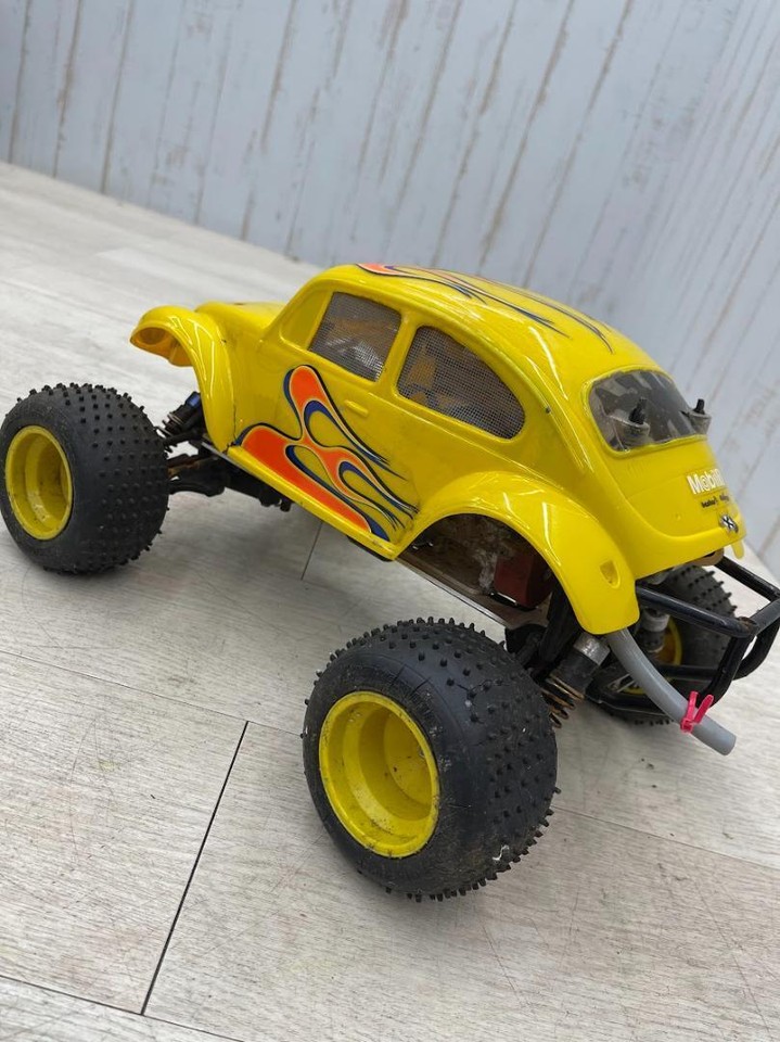 Used 1/10 Kyosho Field Baja Beetle Rc Buggy Nitro Engine Powered Off ...