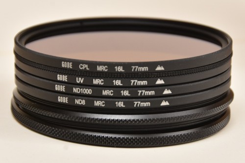Gobe CPL, UV and ND Filter Kit 77mm ND8, ND1000 | eBay