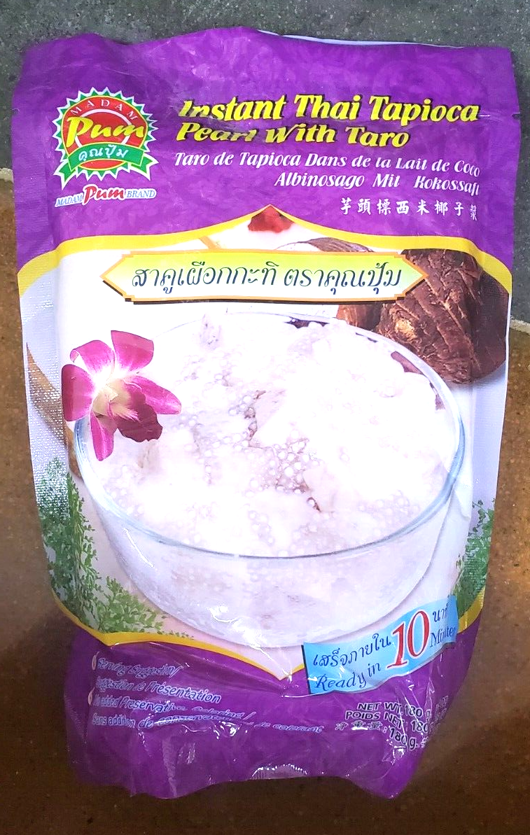 2 PACK INSTANT THAI TAPIOCA PEARL WITH TARO | eBay