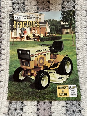 Sears Craftsman Garden Tractor SS 16 ST 10 12 LT 8E Sales Brochure ...