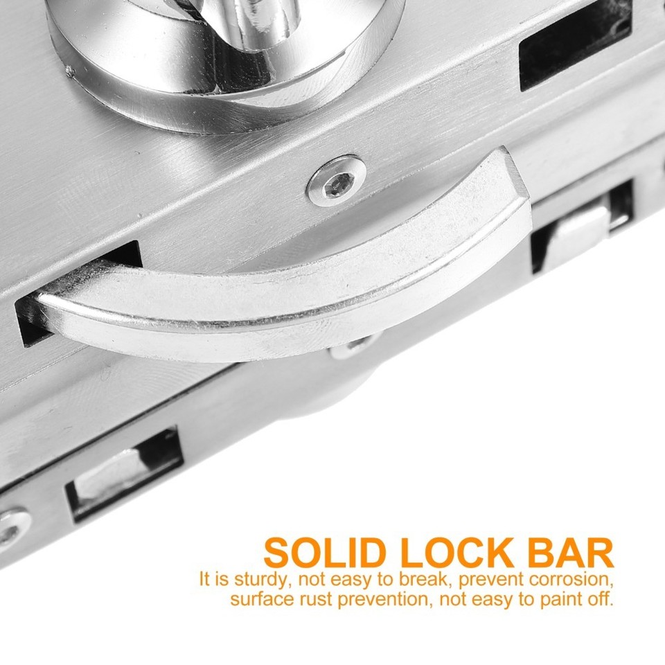 Glass Door Lock Stainless Steel Single Open Frameless Door Hasps for ...