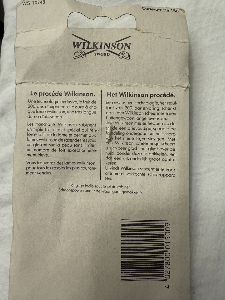 wilkinson Sword Classic DE Safety Razor NOS | eBay