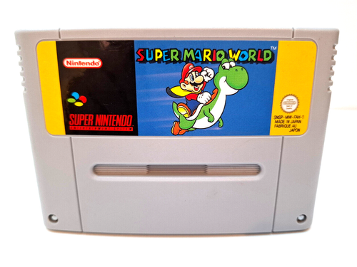 Nintendo Snes Game - Super Mario World 1 (Module)( Pal) - The Classic ...