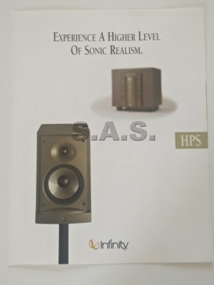INFINITY SYSTEMS HPS SERIES SPEAKERS PRODUCT BROCHURE - MINT! | eBay