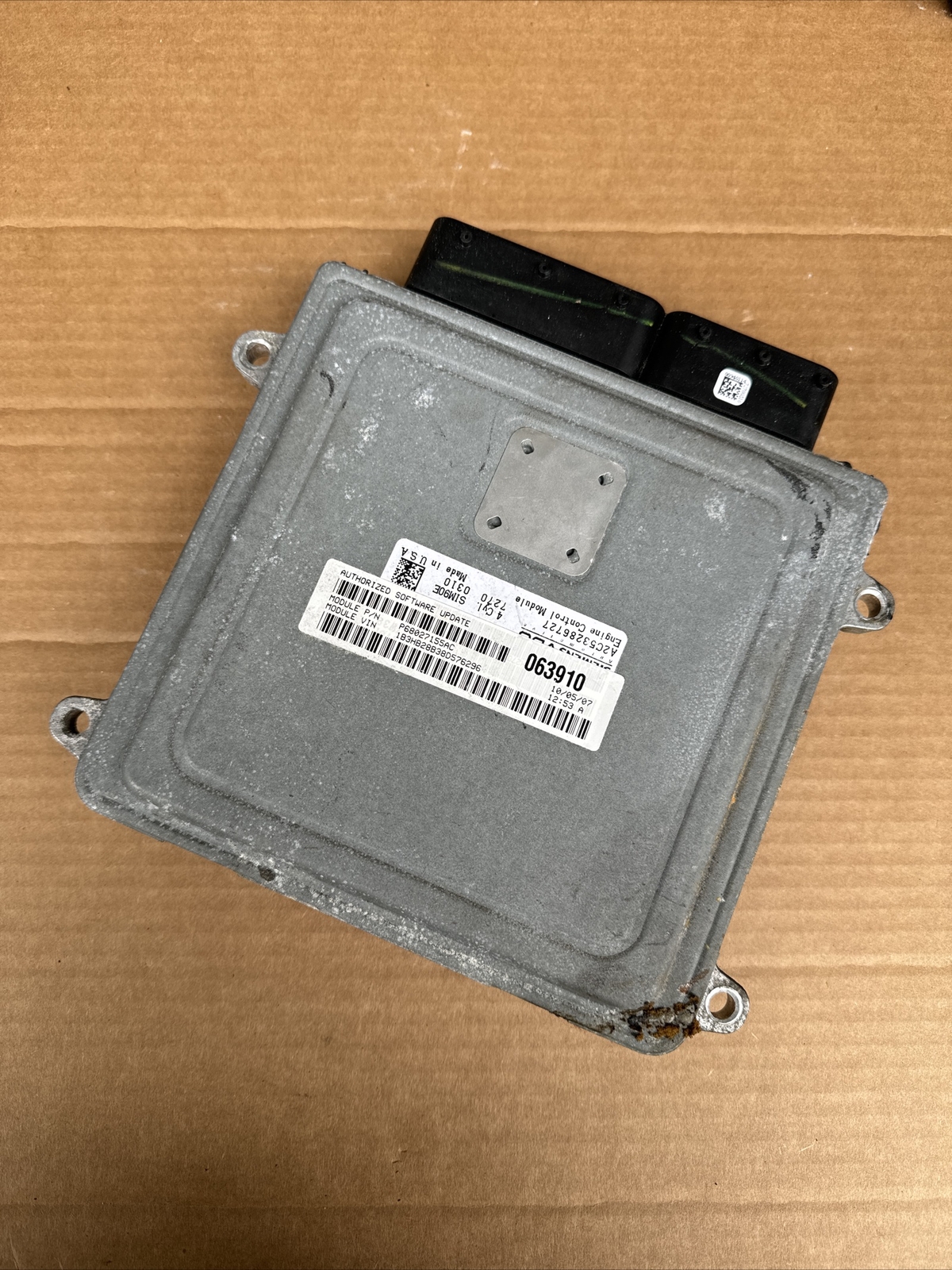 2007 Dodge Caliber ECM ECU Engine Computer (a20) 68027155AE for sale ...