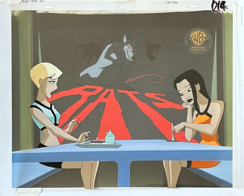 BRUCE TIMM rare CHELSEA & DANA cel D14 BATMAN BEYOND Rats! WB COA CC | eBay