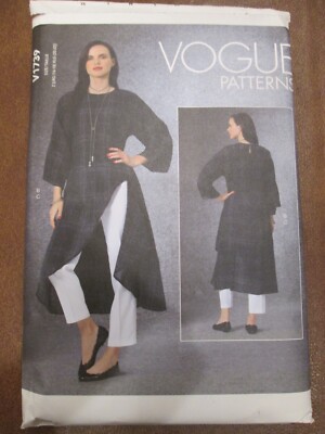 Vogue 1739 Easy Tunic Pull On Pants Pattern 16-22 L-XL Sleeve Leg ...