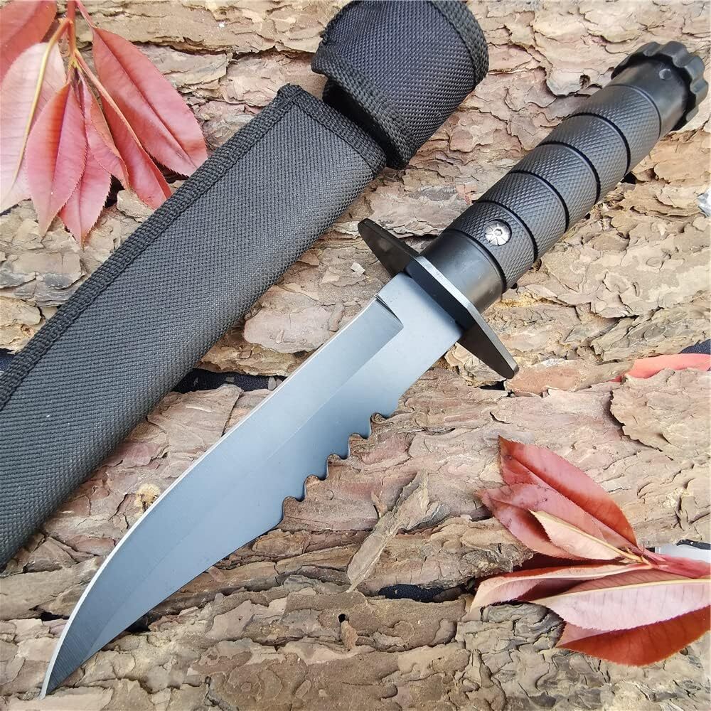 11" K-Bar Style Combat Knife & Sheath Military Army Tactical Hunting ...