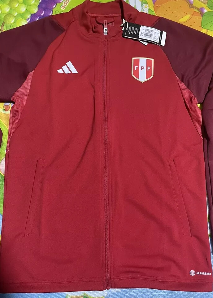 JACKET ADIDAS FPF SOCCER PERU TEAM RED AEROREADY | eBay