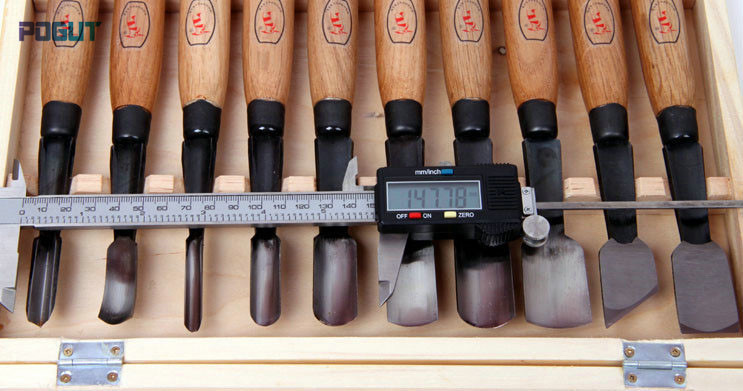 10Pcs Woodpecker Dry Hand Wood Carving Tools Chip Detail Chisel set ...